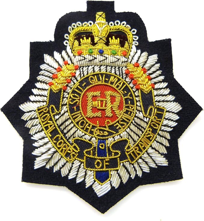 RCT Royal Corps Of Transport Deluxe Blazer Badge: Amazon.co.uk: Clothing