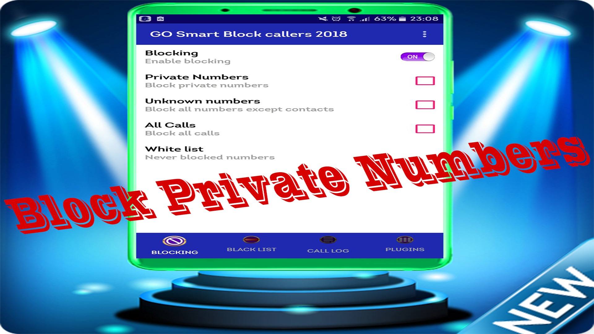 Amazon.com: GO Smart Block callers $ SMS 2018 : Apps & Games
