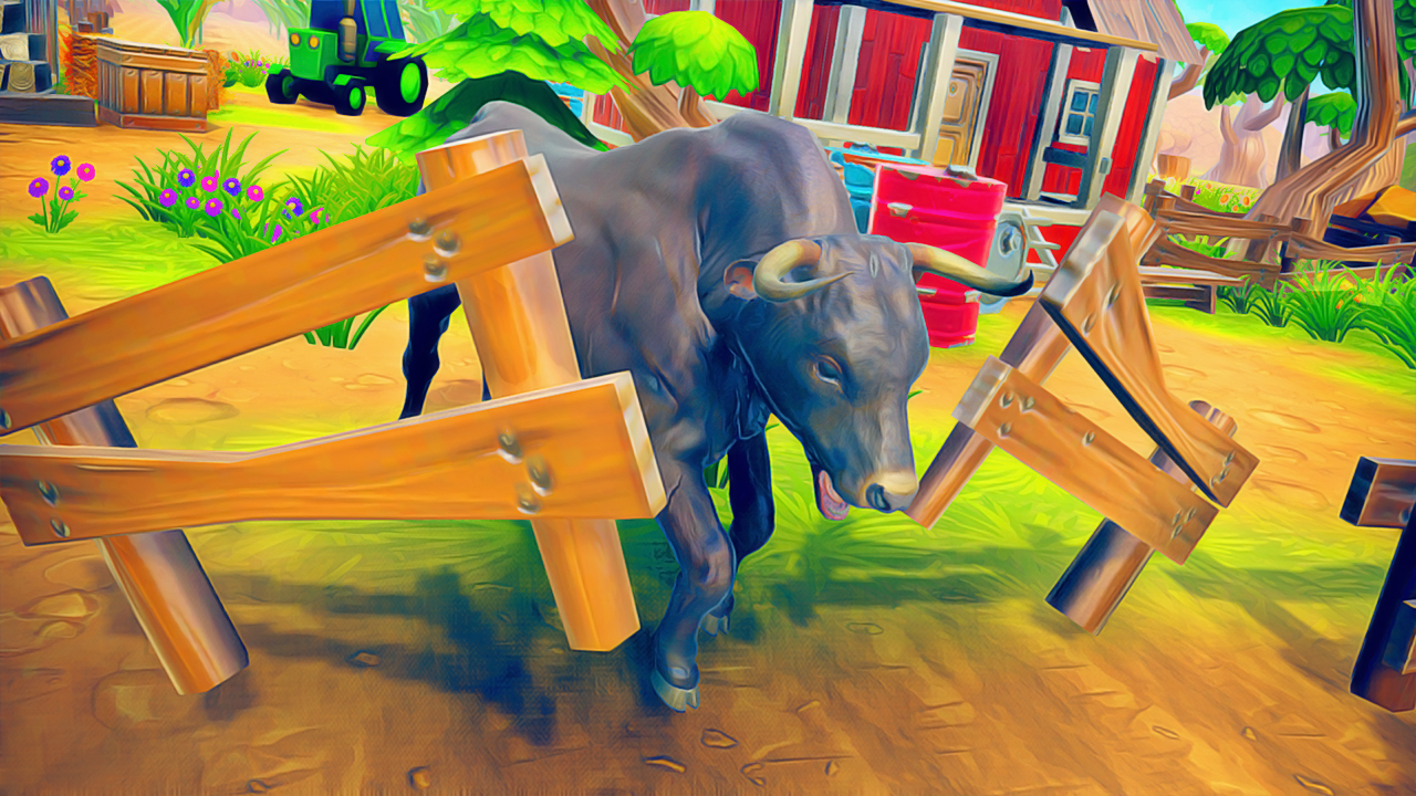 Crazy Wild Bull Attack 3D Games:Amazon.in:Appstore for Android