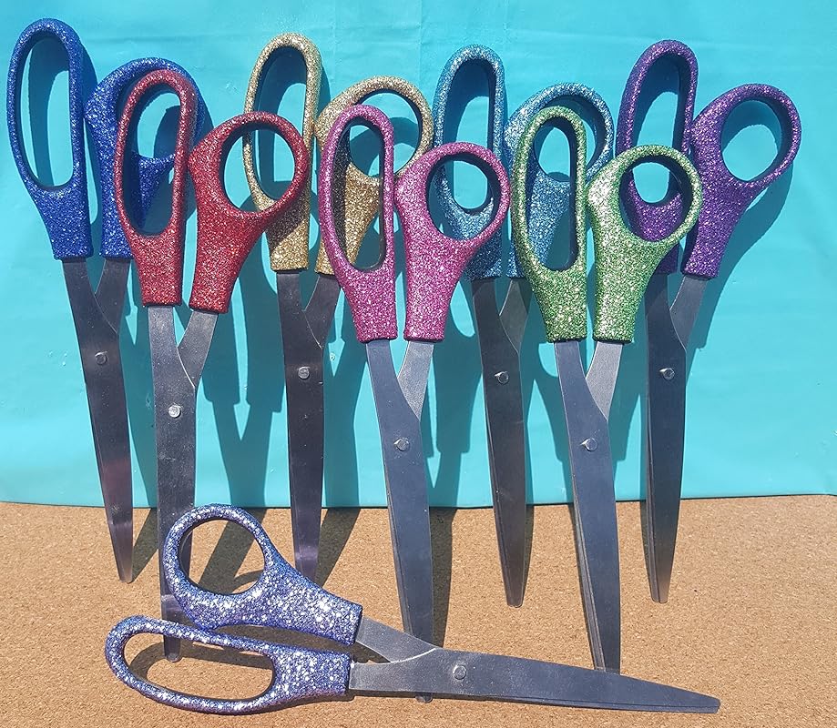 Amazon.com: Glitter Scissors, Set of 1, (Your Choice of Color): Handmade