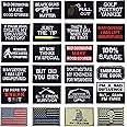 Amazon.com: CDzyzh Velcro Patches, 24pcs Tactical Morale Embroidery Patches Embroidered Military ...