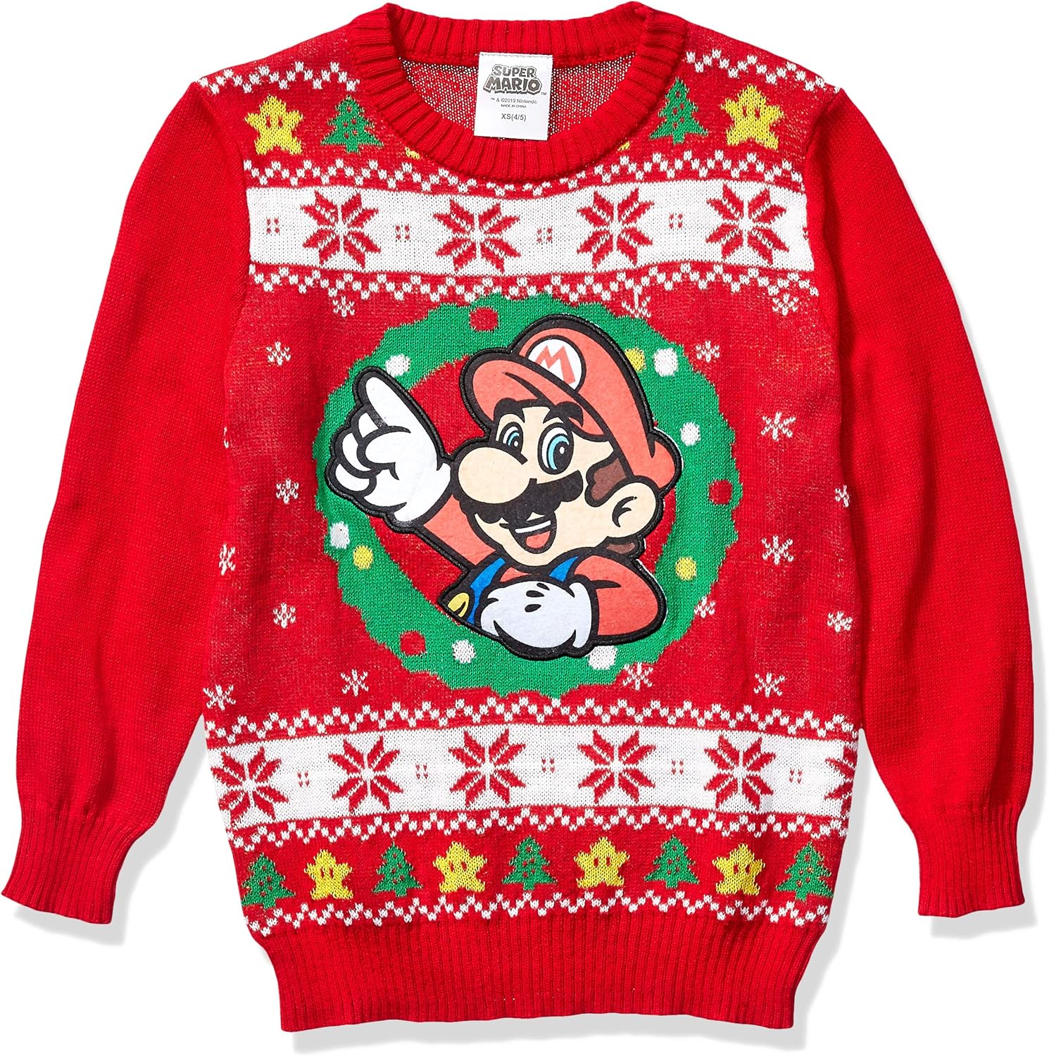 Nintendo Boys' Sweater, Red, X-Small (4/5): Amazon.com.au: Fashion