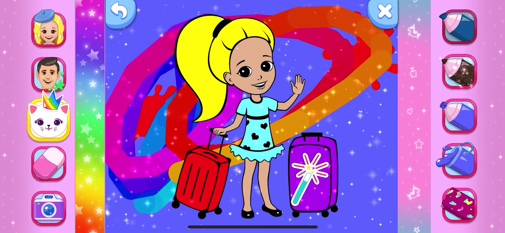 Like Nastya Coloring Book: Kids Games for Girls and Boys (2-5 Years old ...