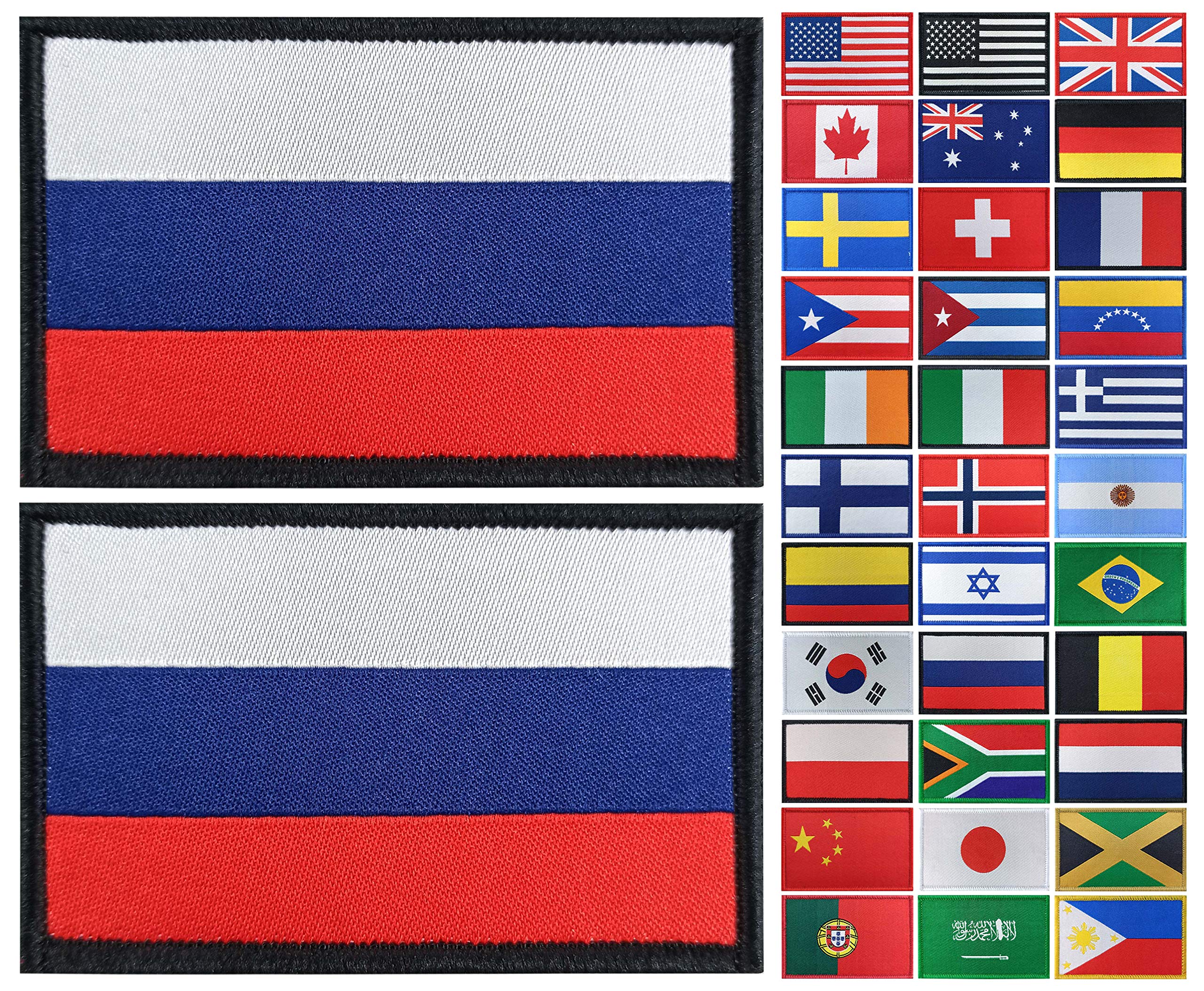 Mua JBCD 2 Pack Russia Flag Patch Russian Flags Tactical Patch Pride ...