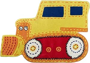 Amazon.com: Freckles Construction Tractor Rug : Home & Kitchen