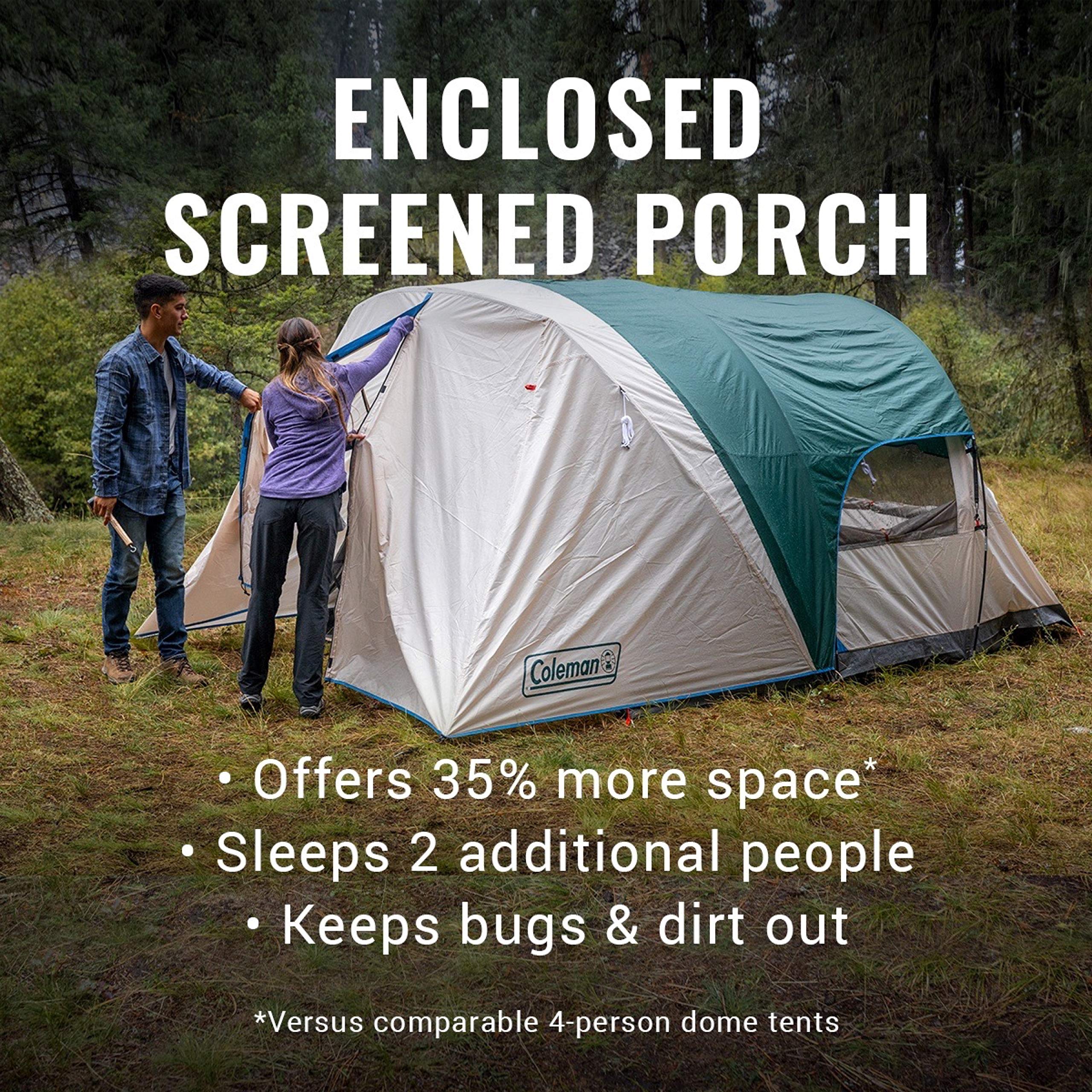 Mua Coleman Cabin Camping Tent with Screened Porch, 4/6 Person ...