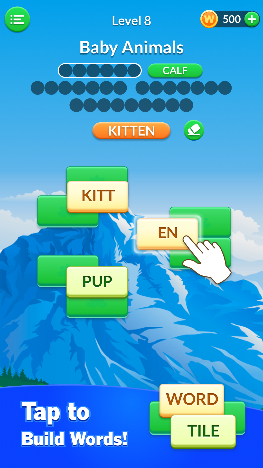 Word Tile Puzzle: Free Fun Word Search and Crossword Games:Amazon.com ...