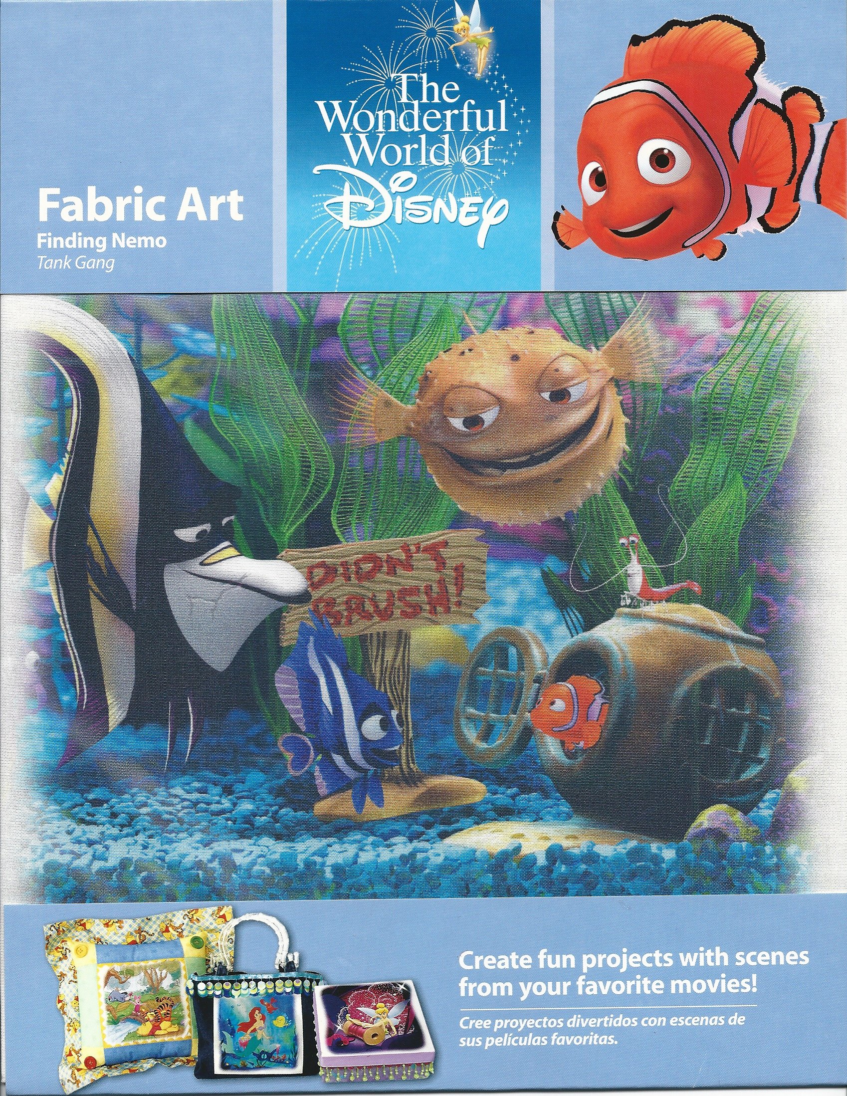 Buy The Wonderful World of Disney Fabric Art Finding Nemo Tank Gang ...