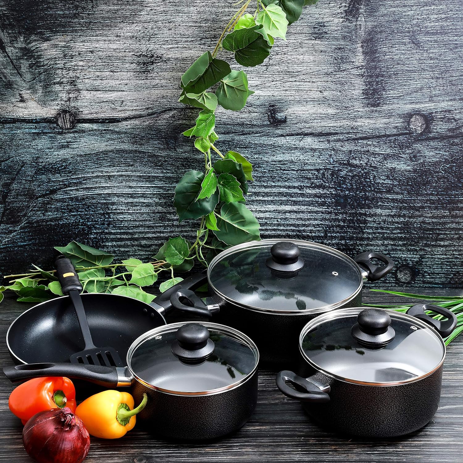 Royalford Non-stick Cookware Set, 8 pieces Cookware Set – Scratch ...