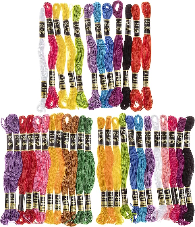 HILOS IRIS S.A. DE C.V. 1255 - Hilo de algodón Pastel (36 Unidades ...