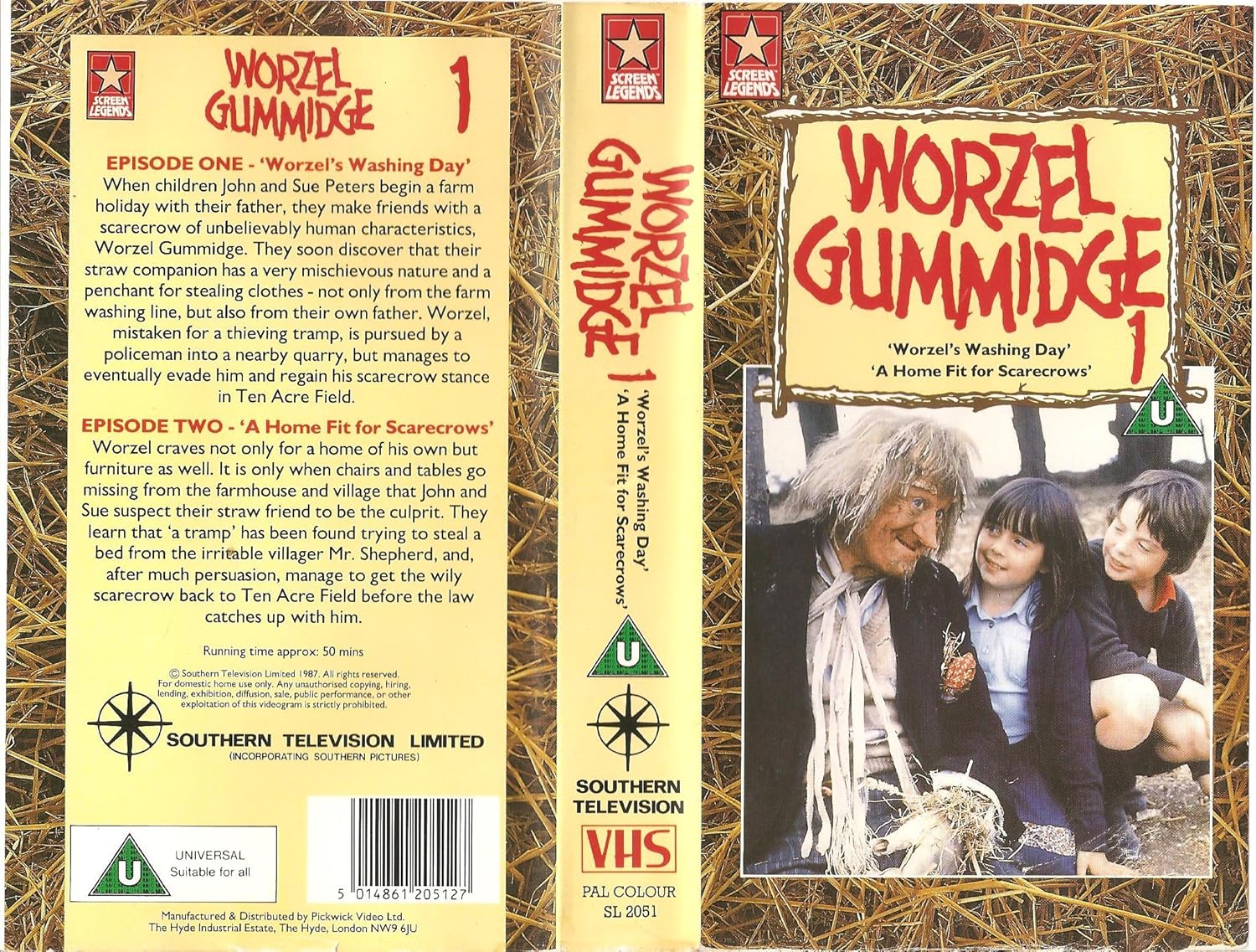 Amazon.com: Worzel Gummidge [VHS]: Jon Pertwee, Jeremy Austin ...