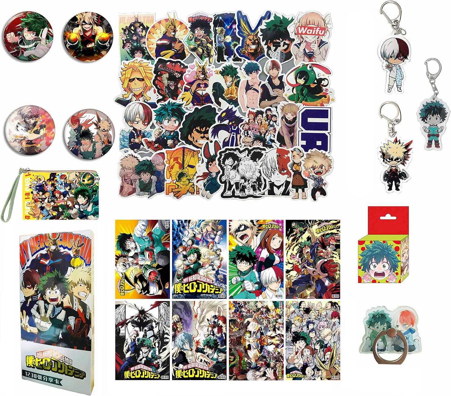 Amazon.com: Boku No Hero Academia My Hero Academia Stickers ...