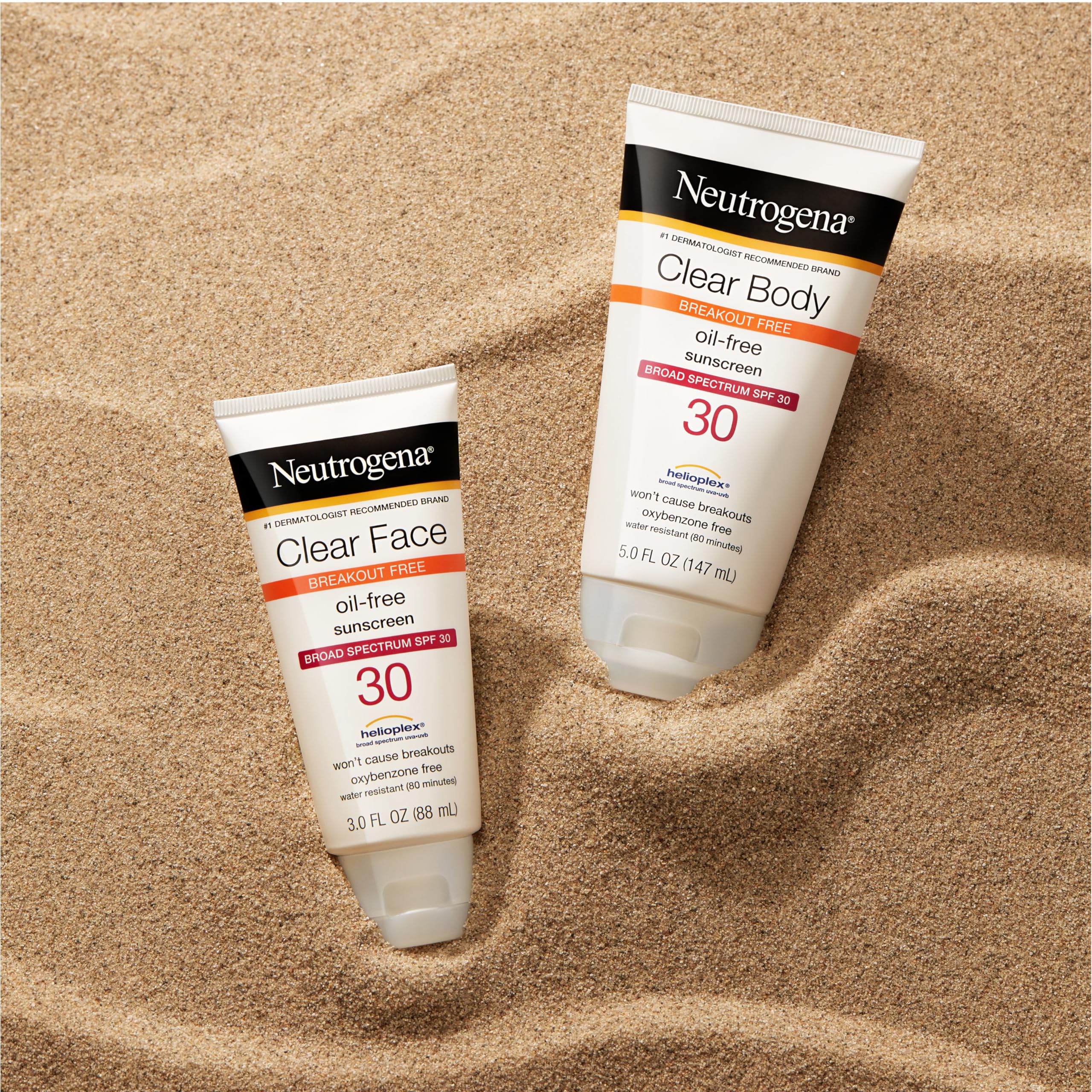 Mua Neutrogena Clear Face Sunscreen For Acne Prone Skin, Broad Spectrum ...