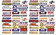 Amazon.fr : Sponsor STICKER Tuning Racing Motocross Autocollant feuille ...