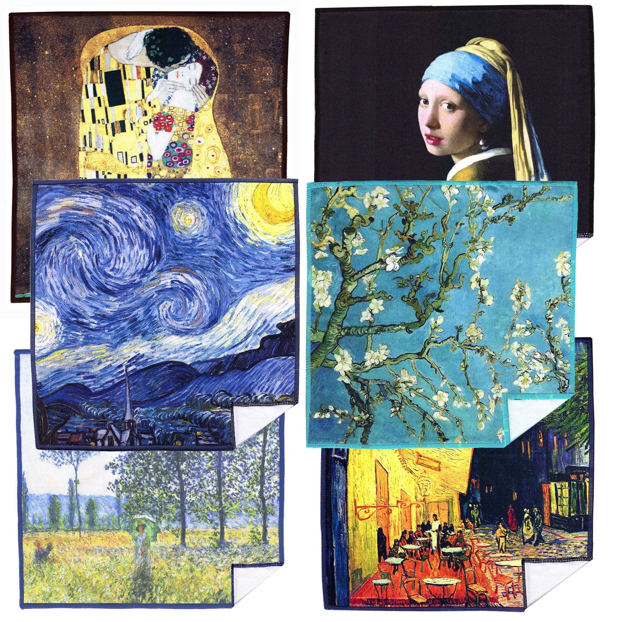 Large [6 Pack] World Best Classic Art Collection Microfiber Cloth ...