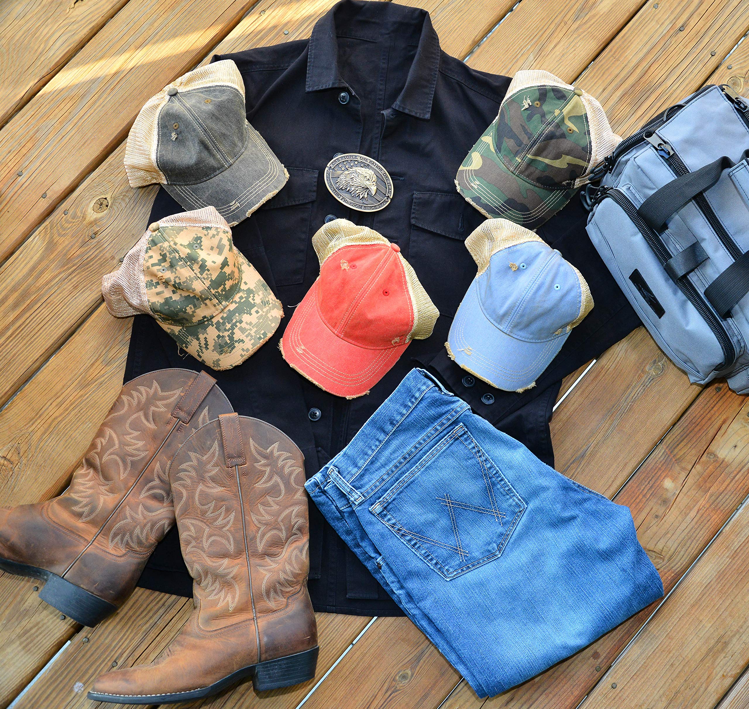 Mua Gritty Bull Vintage Distressed Baseball Cap – Unstructured Fit ...