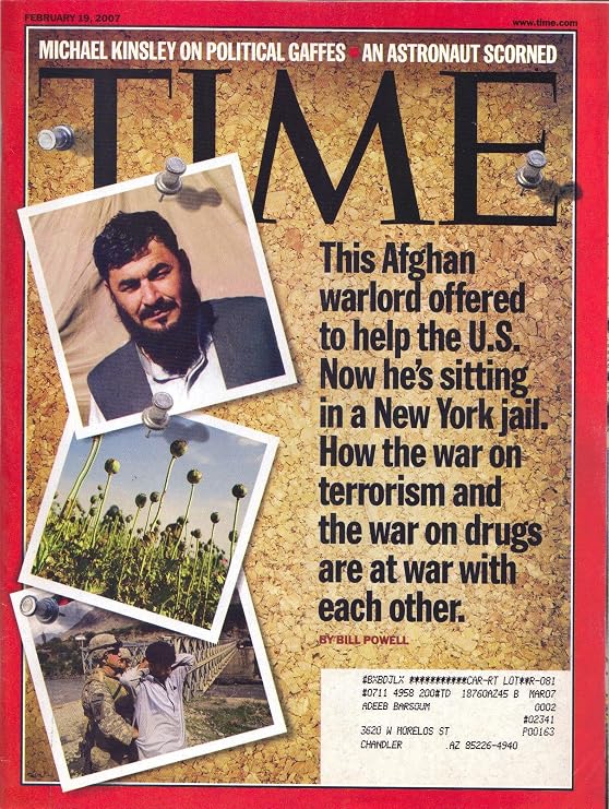 Amazon.com: Time Magazine, This Afghan Warlord Offered to Help the U.S ...