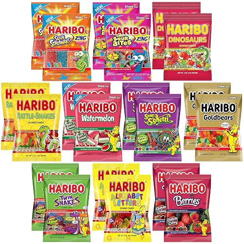 Gummy Candy MEGA Variety Gift Pack - Over 5.5 lbs! - 20 Bag Total - 2 ...