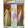 Amazon.com: Simplicity 4259 Misses Retro 1950s Formal Gown Sewing ...
