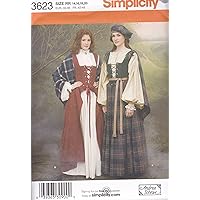 Amazon.com: Simplicity Sewing Pattern 3623 Misses Costumes, RR (14-16 ...