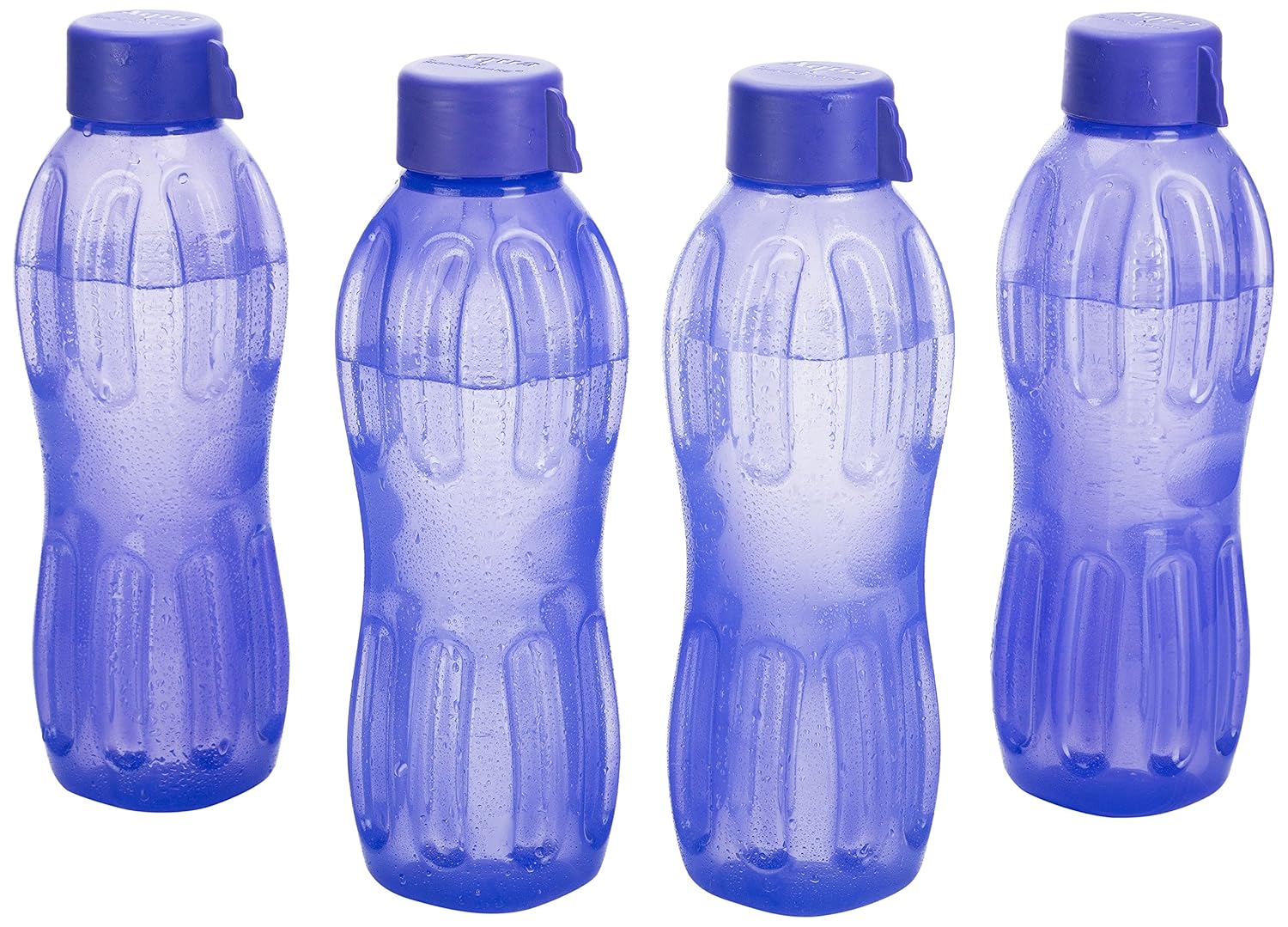 Buy Signoraware Aqua Fresh Water Bottle, 500ml, Set of 4, Deep Violet ...