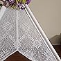 Amazon.com: Kids Teepee Tent- Children Play Tent- Boho Lace Tipi Sheer ...