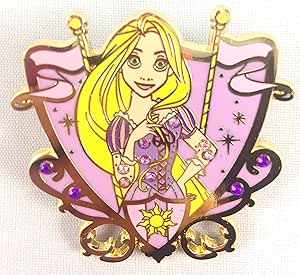 Amazon.com: Authentic Disney Tangled Rapunzel Jeweled Crest Wdw Trading ...