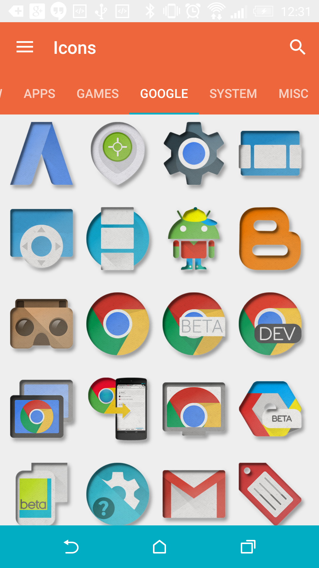 PaperCUT - Icon Pack:Amazon.com:Appstore for Android