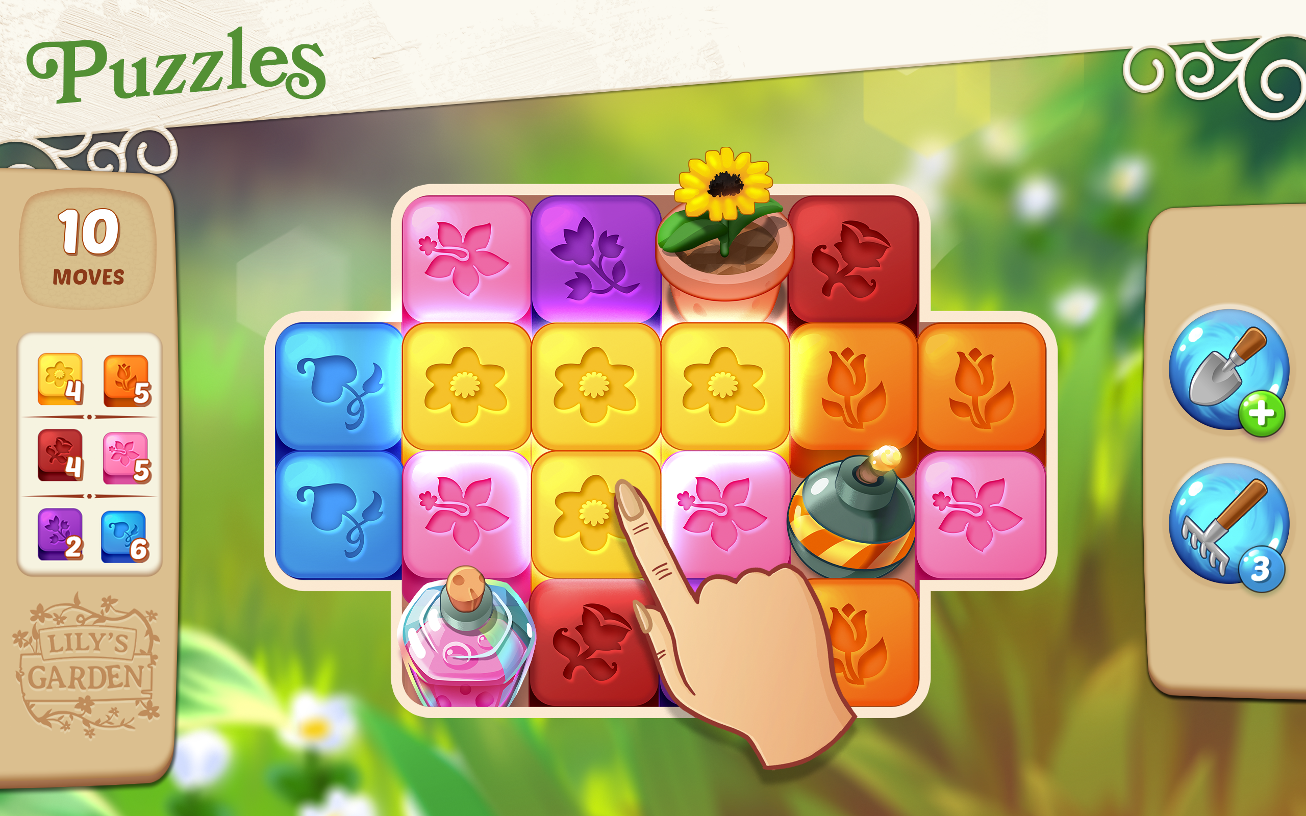 Lily’s Garden - Match, Design & Decorate:Amazon.com:Appstore for Android