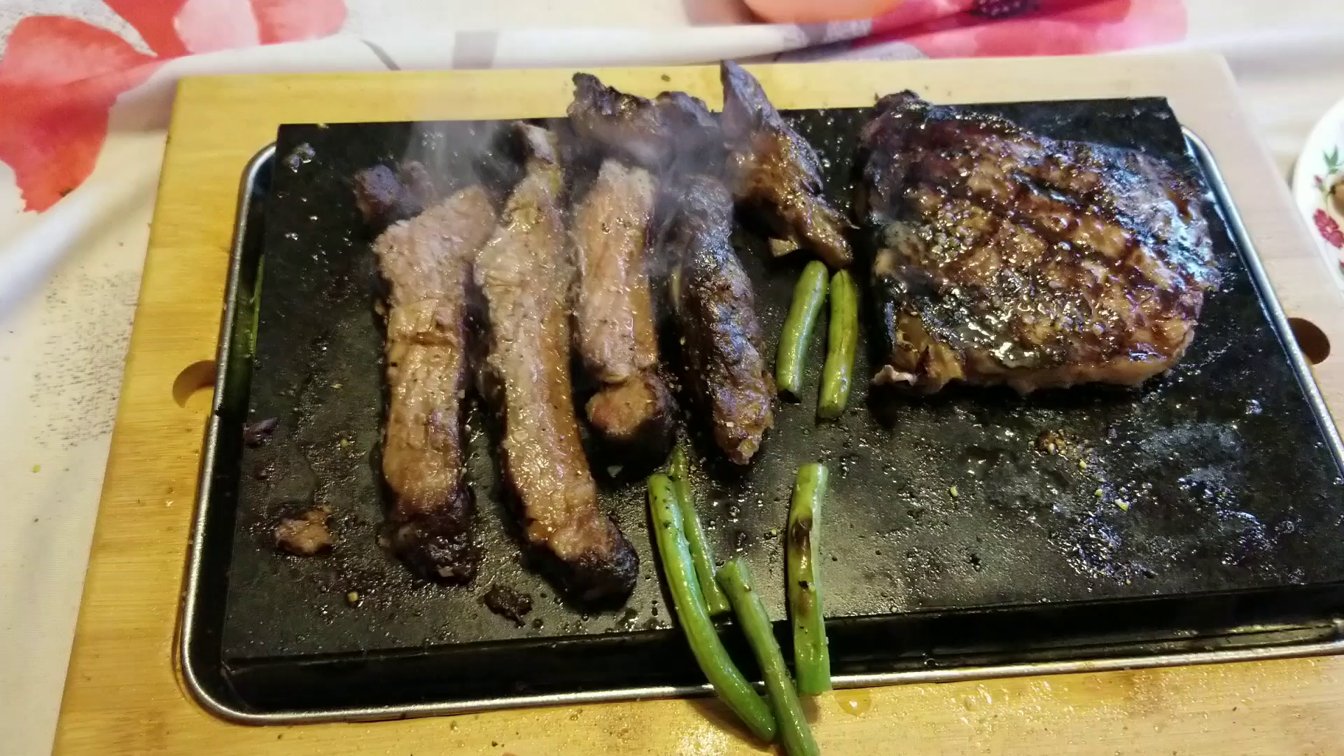 Amazon.com: Cooking Stone- Lava Hot Stone Cooking Platter and Cold Lava ...