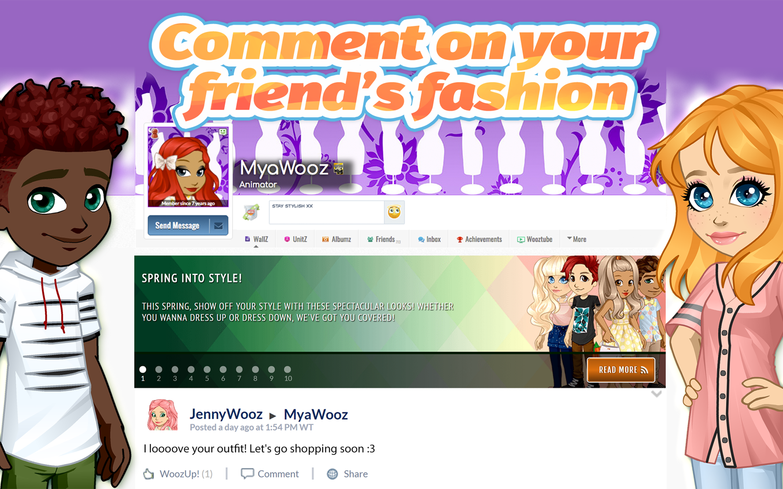 Woozworld: Your avatar & fashion MMO virtual world:Amazon.com:Appstore ...