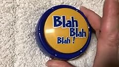 Amazon.com: Blah Button - Talking Button Features 12 Blah Sayings ...