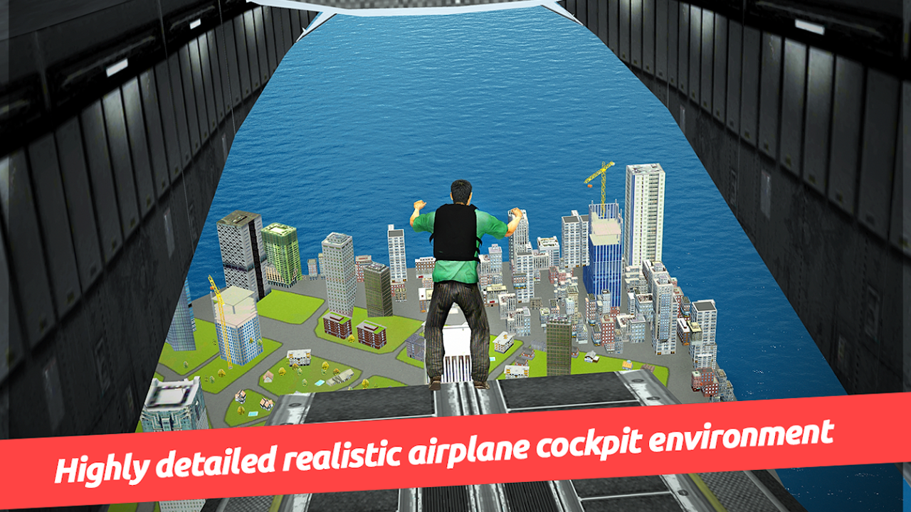 Sky Dive Airplane Adventure Simulator 3D: Wingsuit Parachute Gliding ...