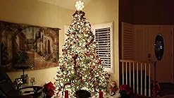 Amazon.com: Kurt Adler 14" 7-Point Natural Capiz Star Lighted Treetop ...