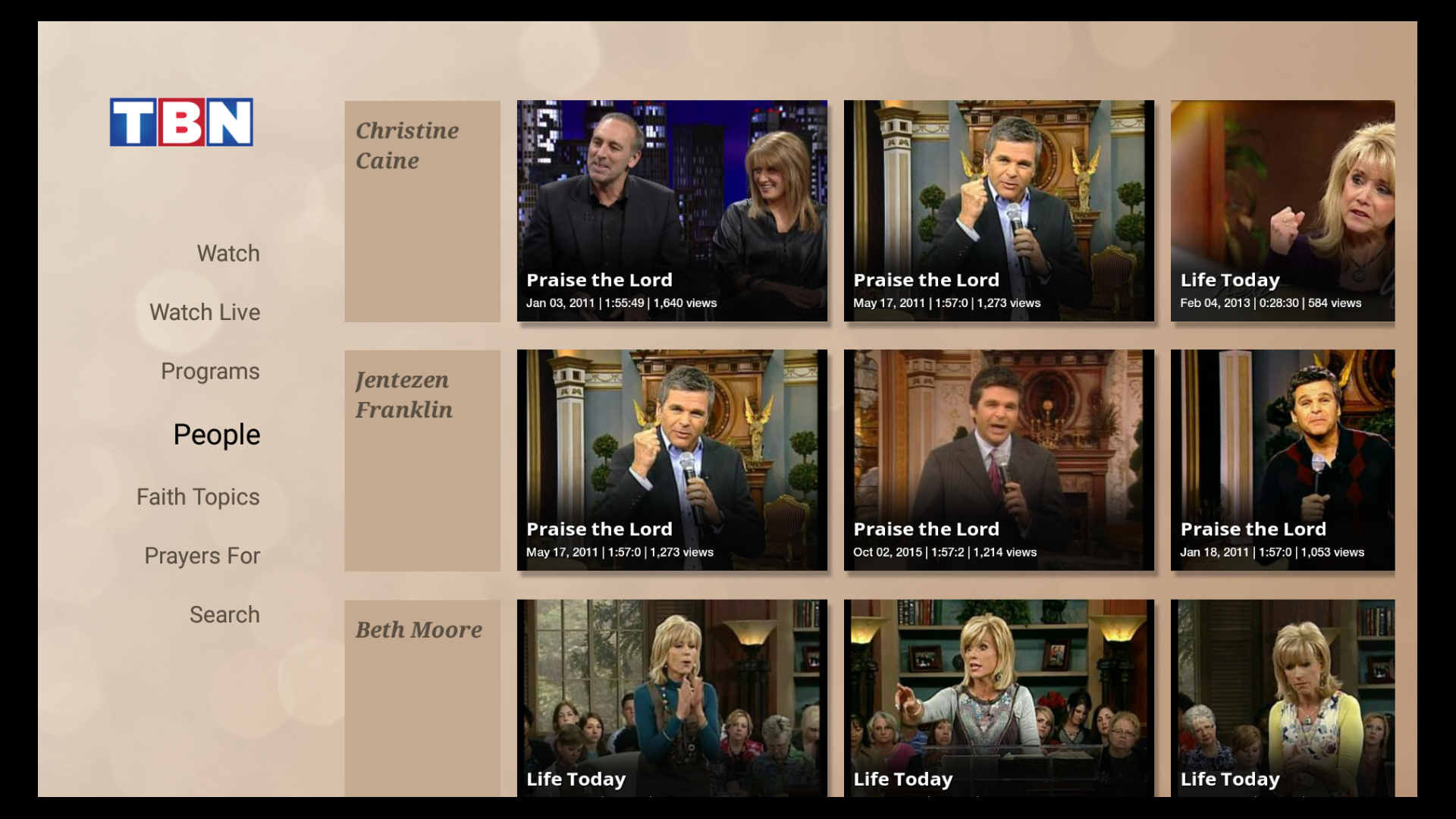 TBN: Watch TV Shows and Live TV for Free:Amazon.com:Appstore for Android