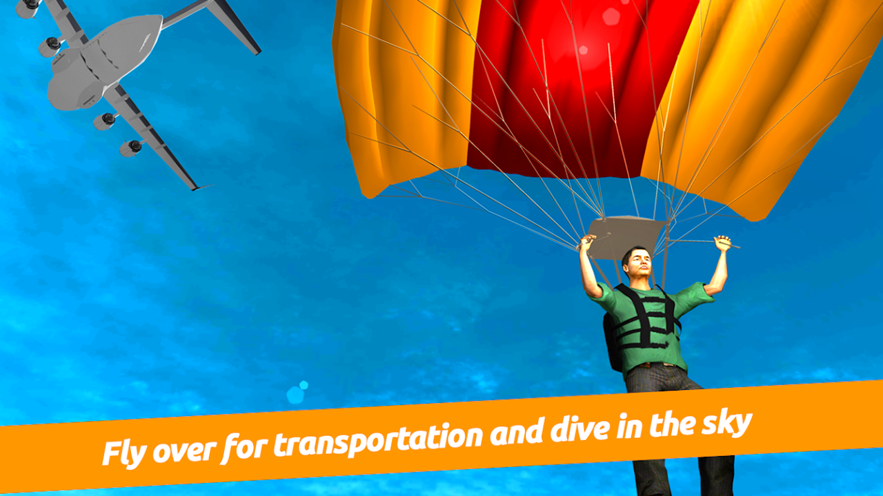 Sky Dive Airplane Adventure Simulator 3D: Wingsuit Parachute Gliding ...
