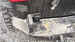 Amazon.com: u-Box JK Rear Bumper w/Spare Tire Carrier & Oil Drum Rack ...