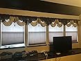 Amazon.com: Valarie Fancy Window Valance. 54 x 18 inches. Taffeta ...