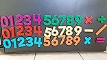 Amazon.com: Learning Resources Jumbo Magnetic Numbers, Whiteboard ...