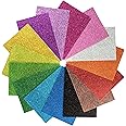 Amazon.com: 15 Pack Self Adhesive Glitter Foam Paper Sheets - 8"x12 ...