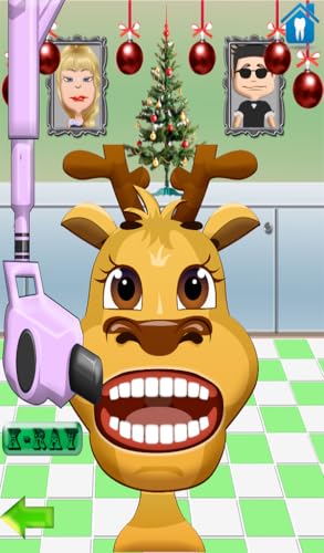 Santa's Reindeer Dentist Office Salon Dress Up Spa Game - Fun Christmas ...