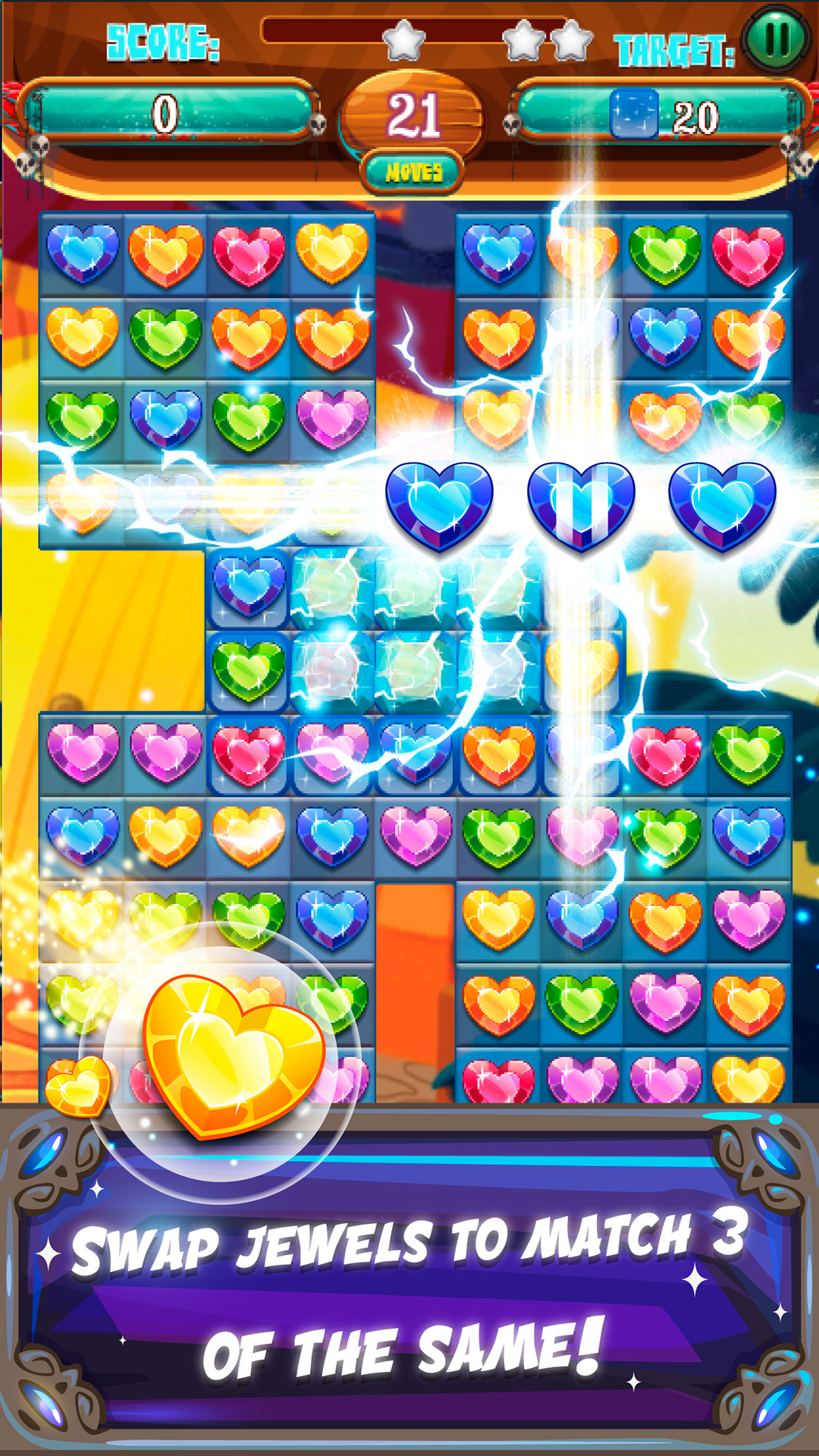 Magic Jewel Mystery - A Fun & Addictive Line Puzzle Game (brain ...