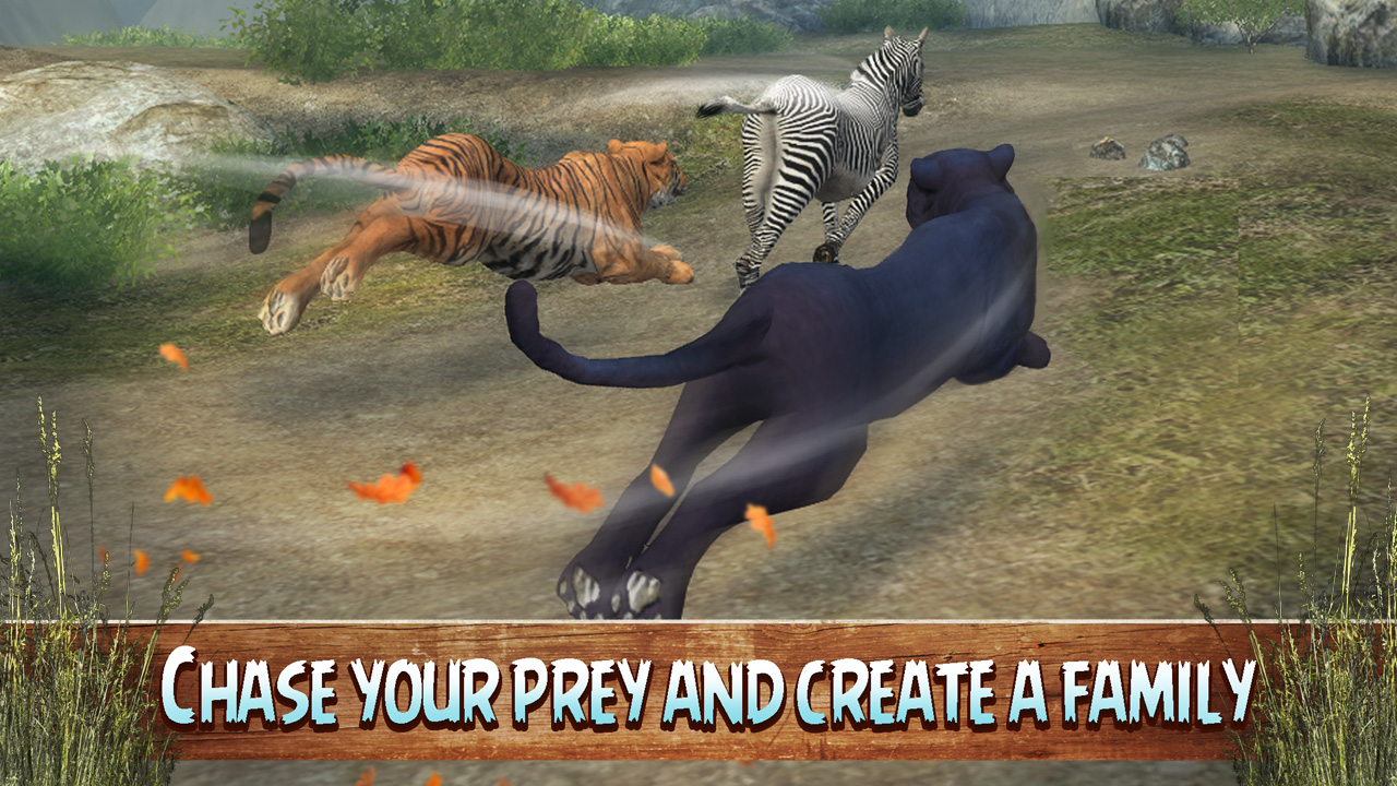 Life of Black Tiger: Wild Animal Simulator | Hunting Predator Forest ...