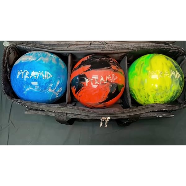 Pyramid Path Triple Tote Roller Plus Bowling Bag With Detachable Shoe ...