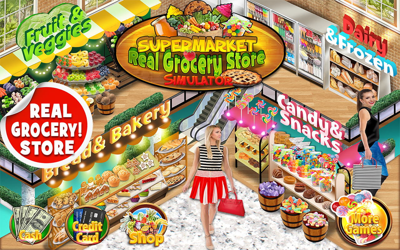 Real Grocery Store Supermarket Simulator Kids Shopping Cash Real Grocery Store Supermarket Simulator Kids Shopping Cash