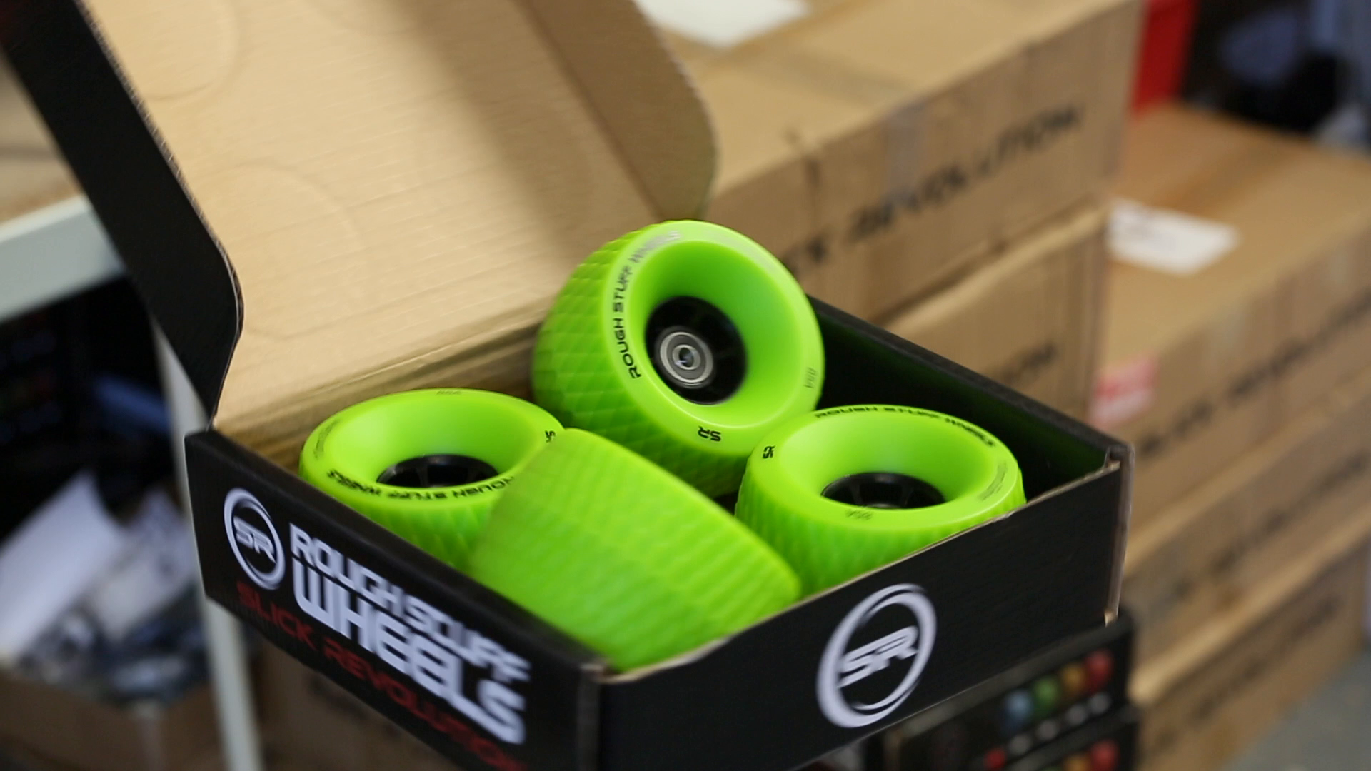 Watch Green 85A Rough Stuff Wheels from Slick Revolution on Amazon Live
