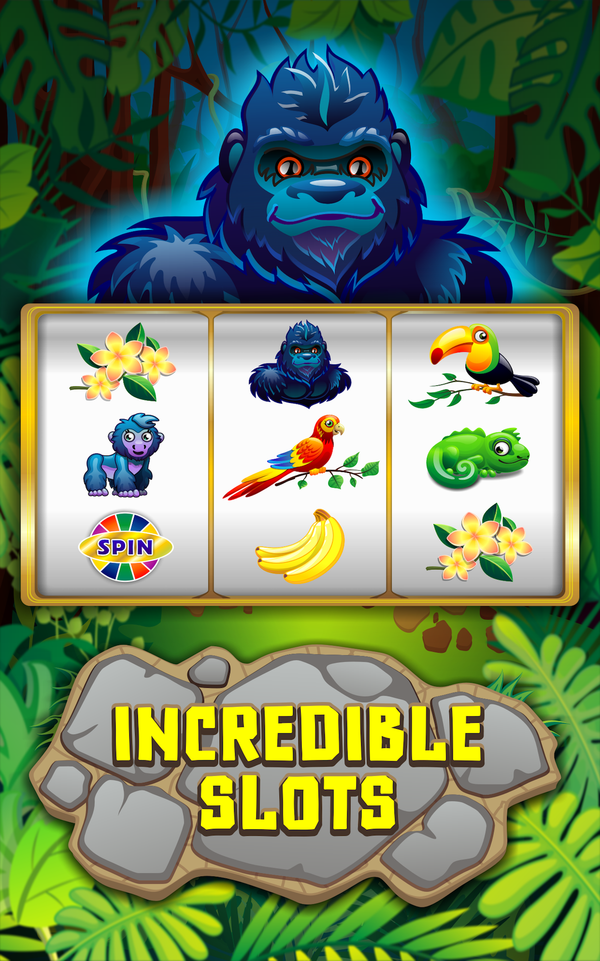 Amazon.com: Chief Super Mega Gorilla Slots - Free Heart of Las Vegas ...