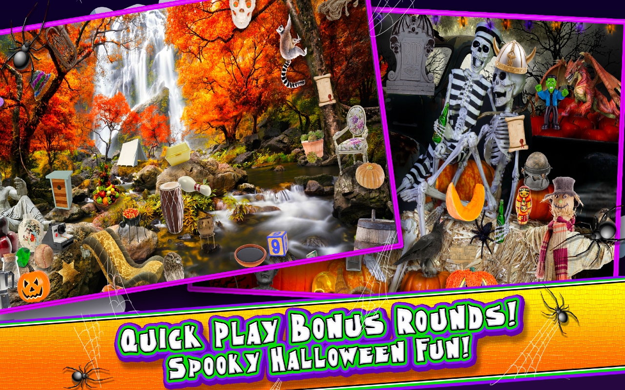 Hidden Objects Halloween Mystery and Haunted Object Quest Spy & Spot ...