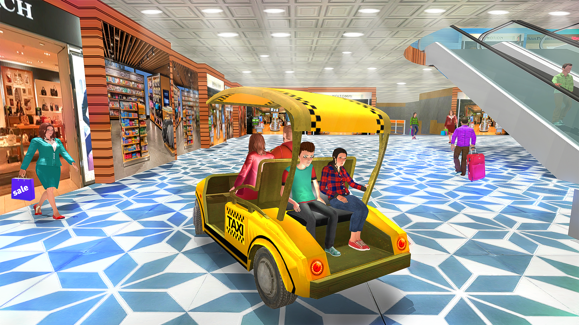 Shopping Mall Taxi Driving Simulator 2018: Amazon.com.br: Amazon Appstore