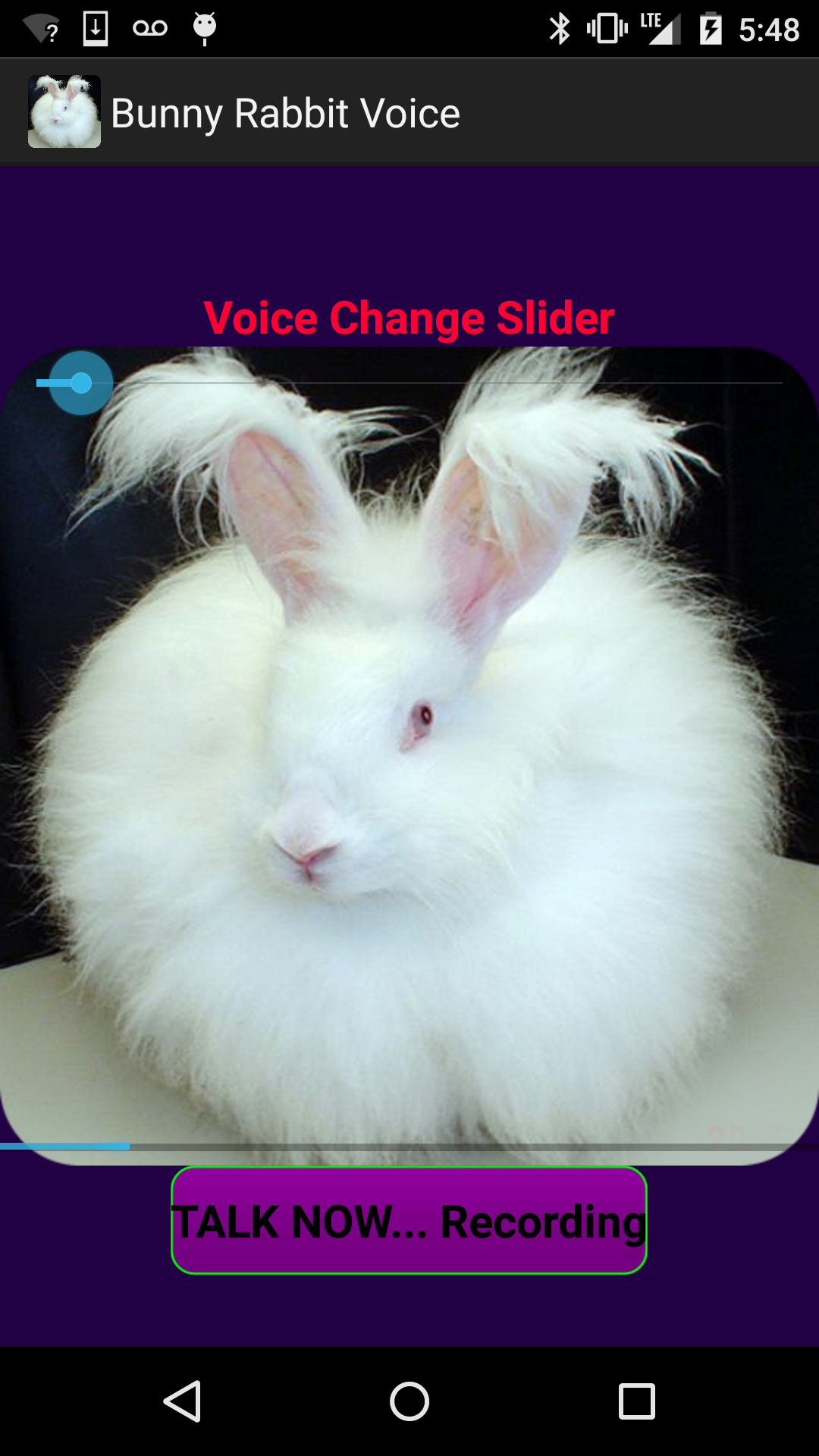 Talking Rabbit Voice Changer - Talking Bunny:Amazon.com:Appstore for ...
